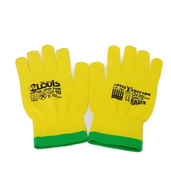 Louis Vuitton | Accessories | Louis Vuitton Gon Rgb Gloves Yellow Green ...